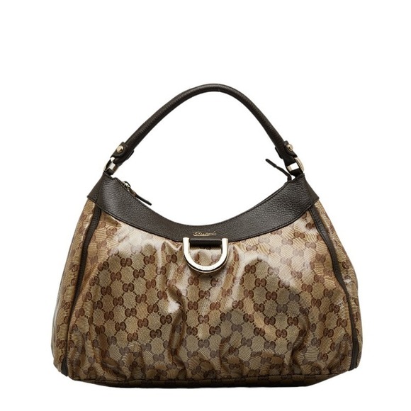 Gucci | Bags | Authentic Gucci Gg Crystal Abbey Dring Shoulder Bag ...